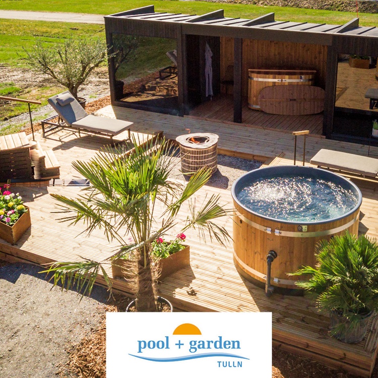 The pool + garden Tulln Messe in Austria | Kirami